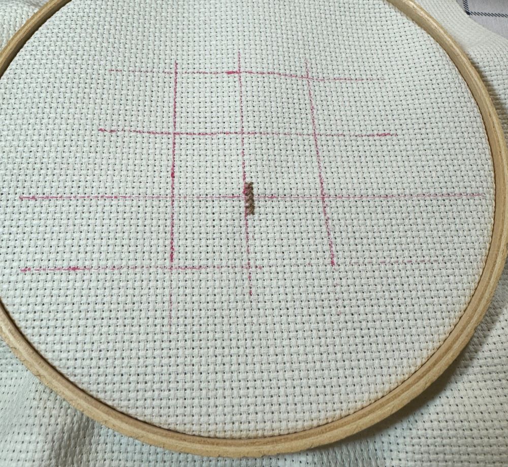 Ways to Grid Cross Stitch Fabric - Our Daily Craft