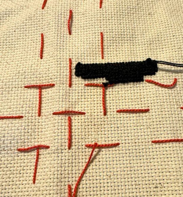 Ways to Grid Cross Stitch Fabric - Our Daily Craft