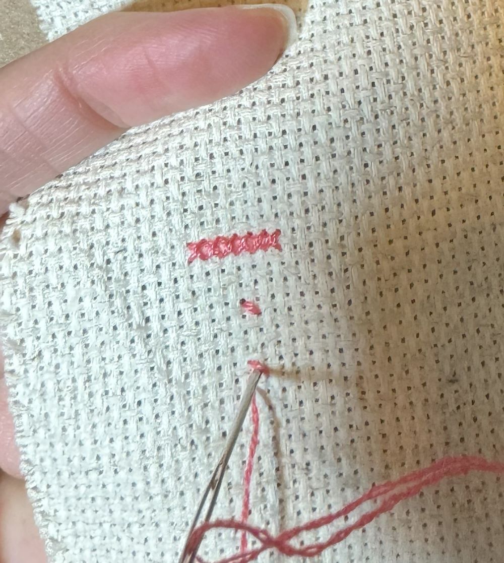 Special Cross Stitches: Partial Stitches and Back Stitch - Our Daily Craft