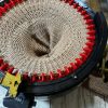 Double Thick Knit Hat on a Circular Knitting Machine - Our Daily Craft