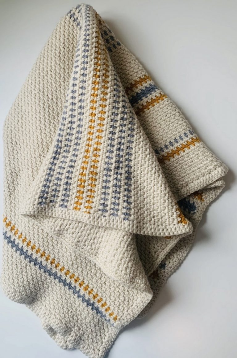 How to Crochet Moss Stitch - Our Daily Craft