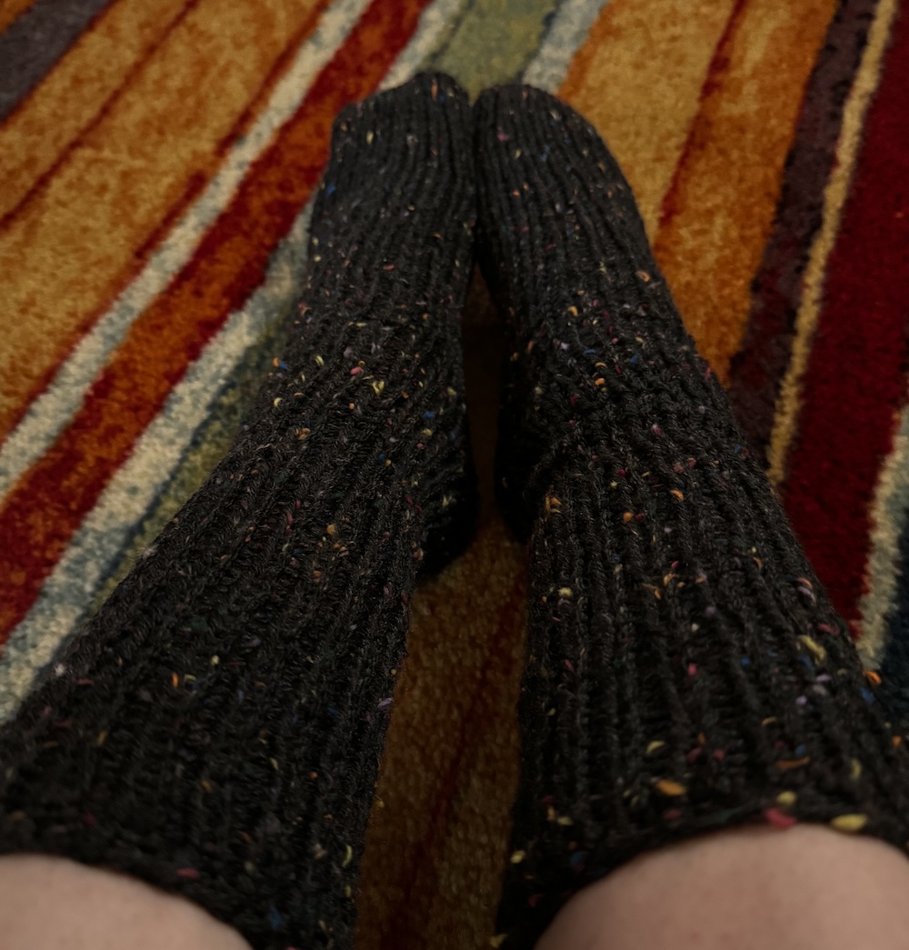 How to Knit Socks on a Circular Knitting Machine - Our Daily Craft