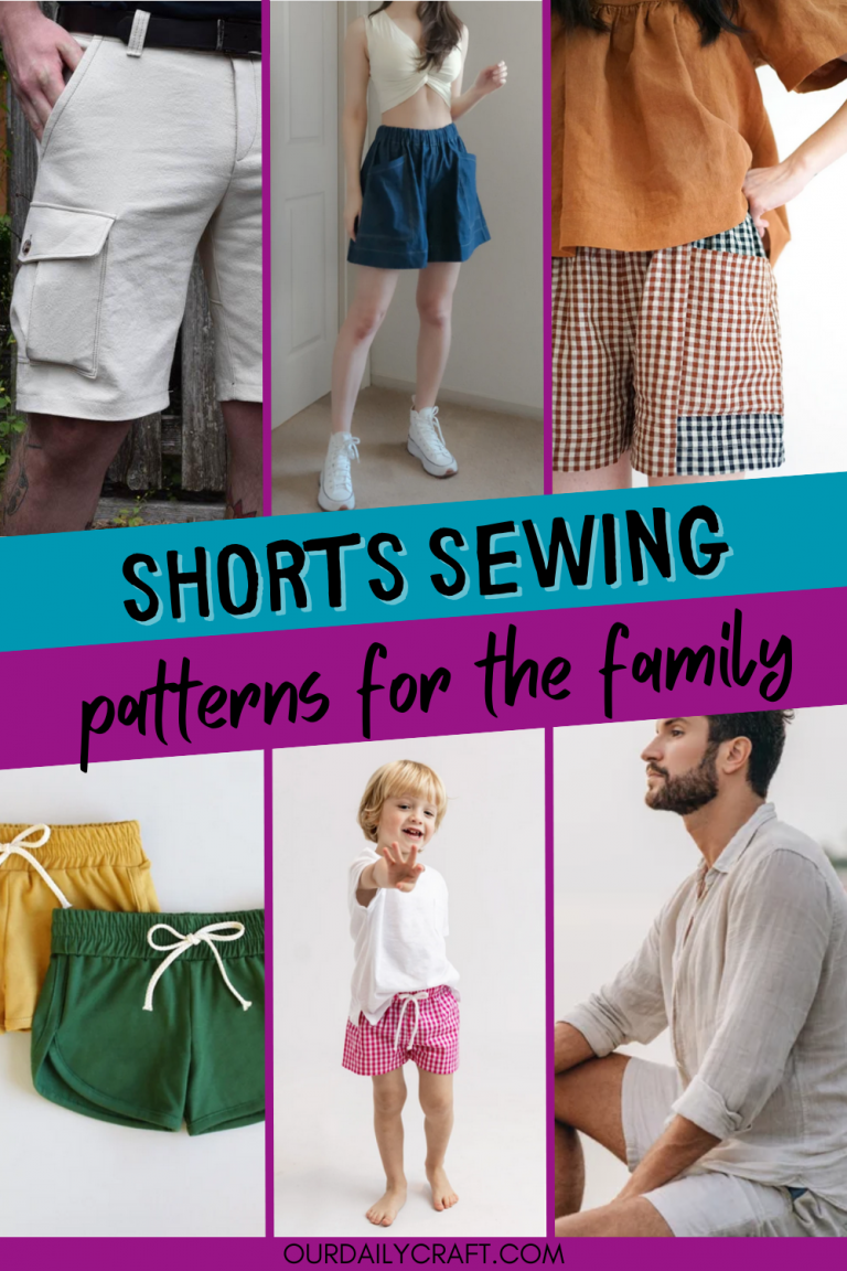 Easy Shorts Sewing Patterns - Our Daily Craft