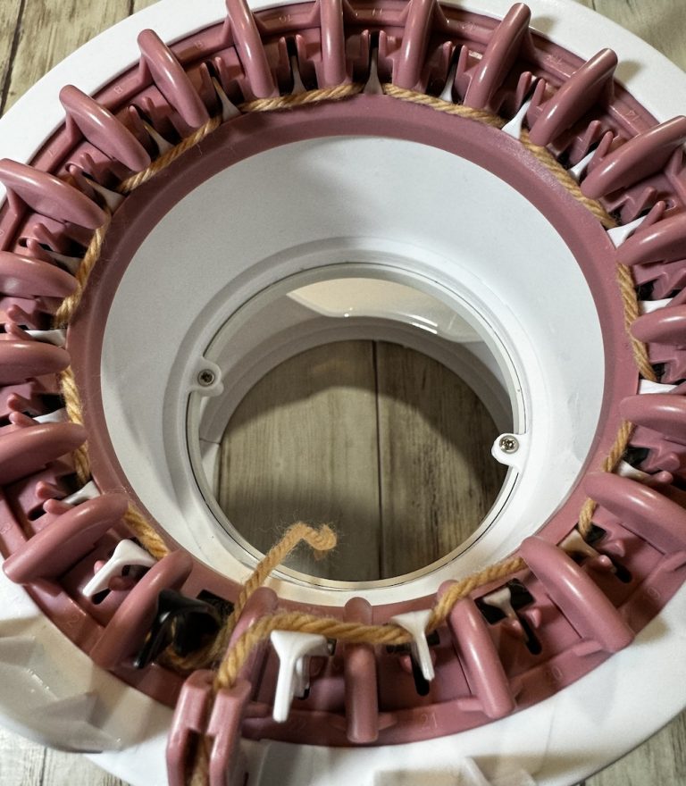 How to Knit Socks on a Circular Knitting Machine - Our Daily Craft