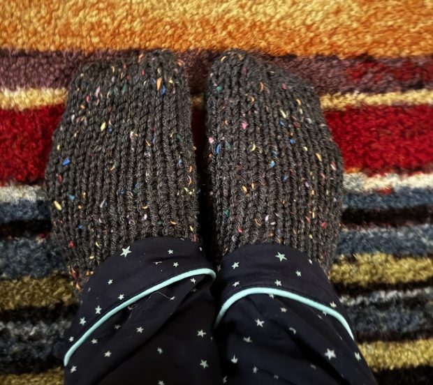 How to Knit Socks on a Circular Knitting Machine - Our Daily Craft