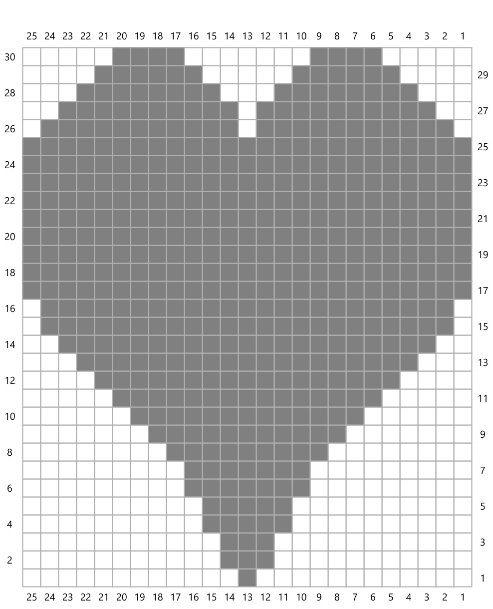 Fuzzy Heart Pillow Knitting Pattern - Our Daily Craft