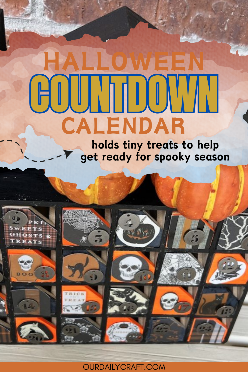DIY Halloween Countdown Calendar - Our Daily Craft