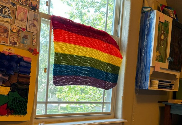 Crocheted Pride Flag Pattern - Our Daily Craft