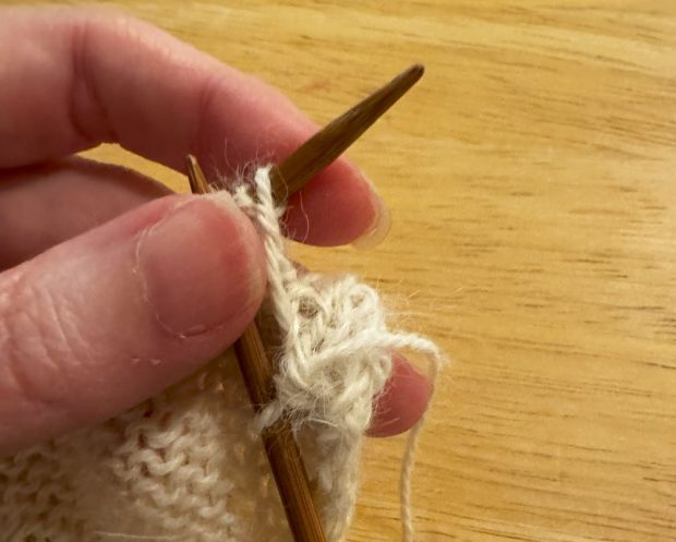 Knit a Folded Hem - Our Daily Craft