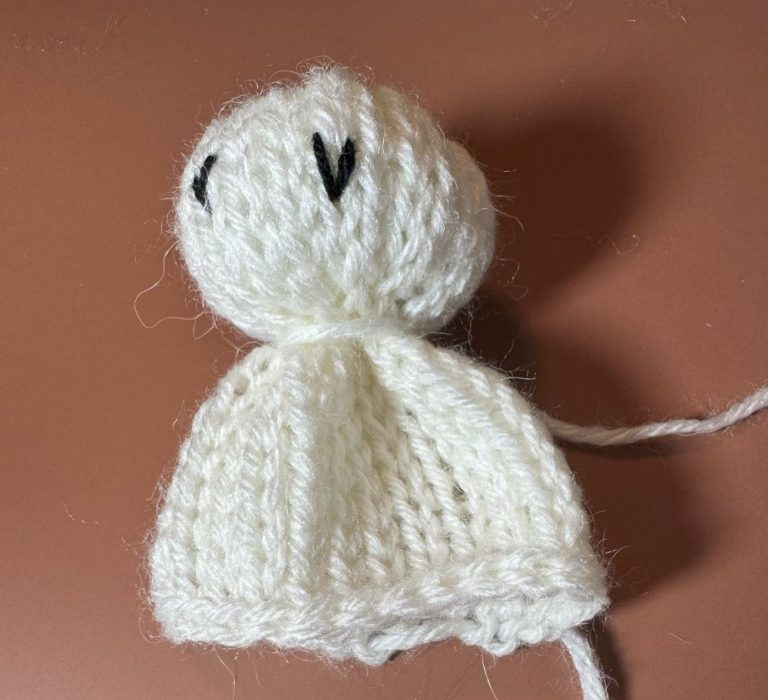 Easy Ghost Knitting Pattern - Our Daily Craft