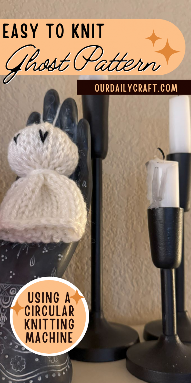 Easy Ghost Knitting Pattern - Our Daily Craft