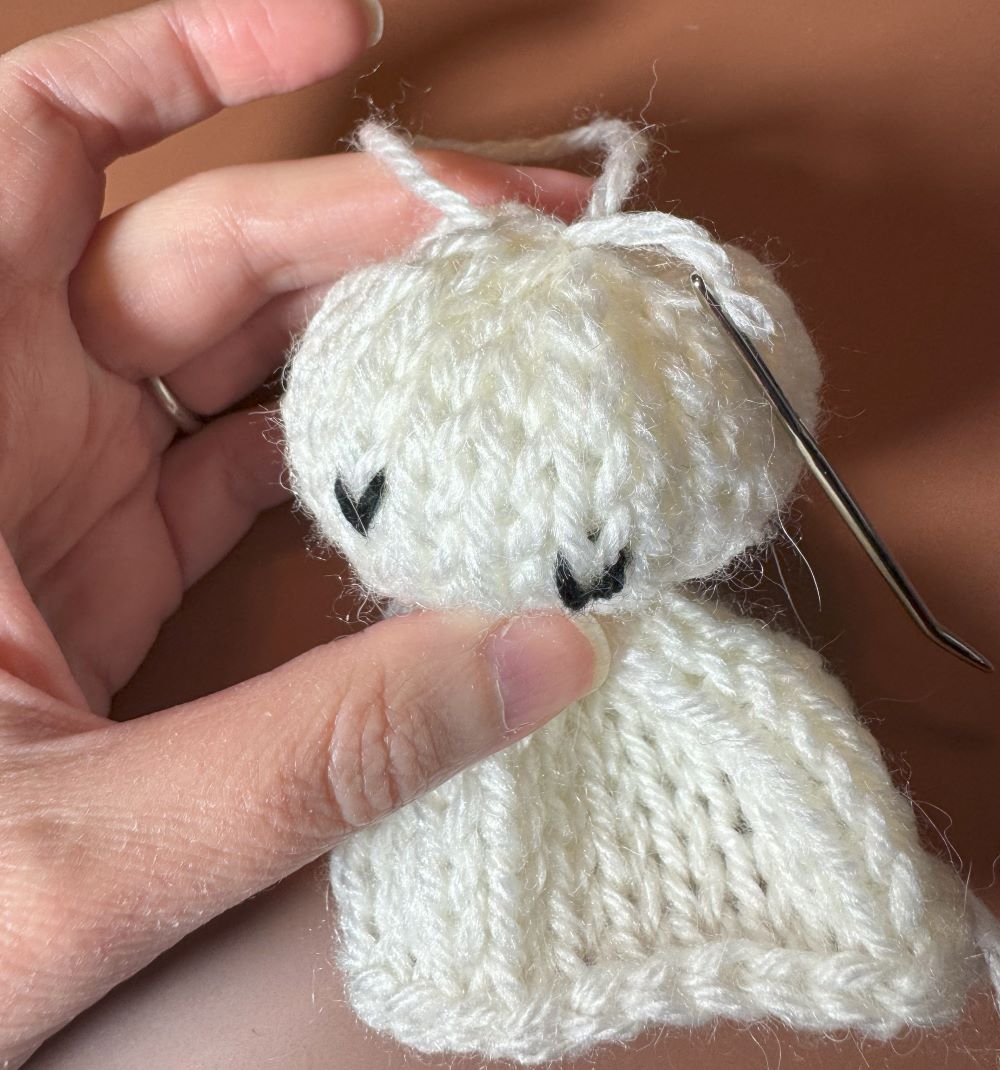 Easy Ghost Knitting Pattern - Our Daily Craft