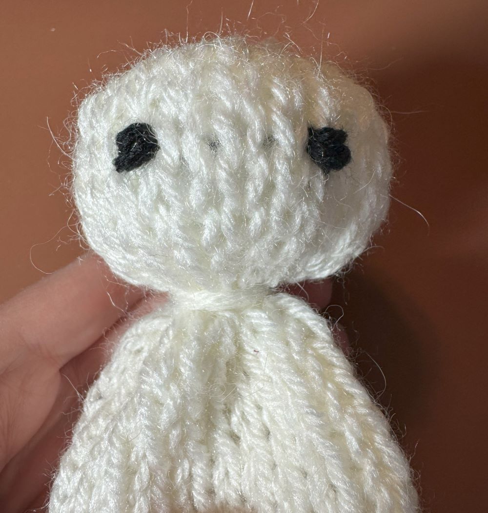 Easy Ghost Knitting Pattern - Our Daily Craft