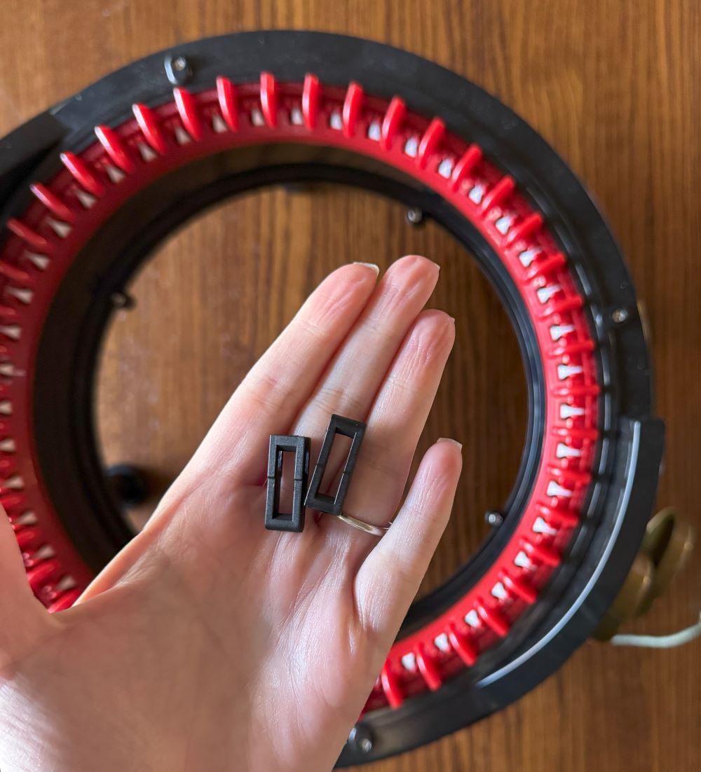 How to Knit a Flat Panel on a Sentro or Addi - Our Daily Craft