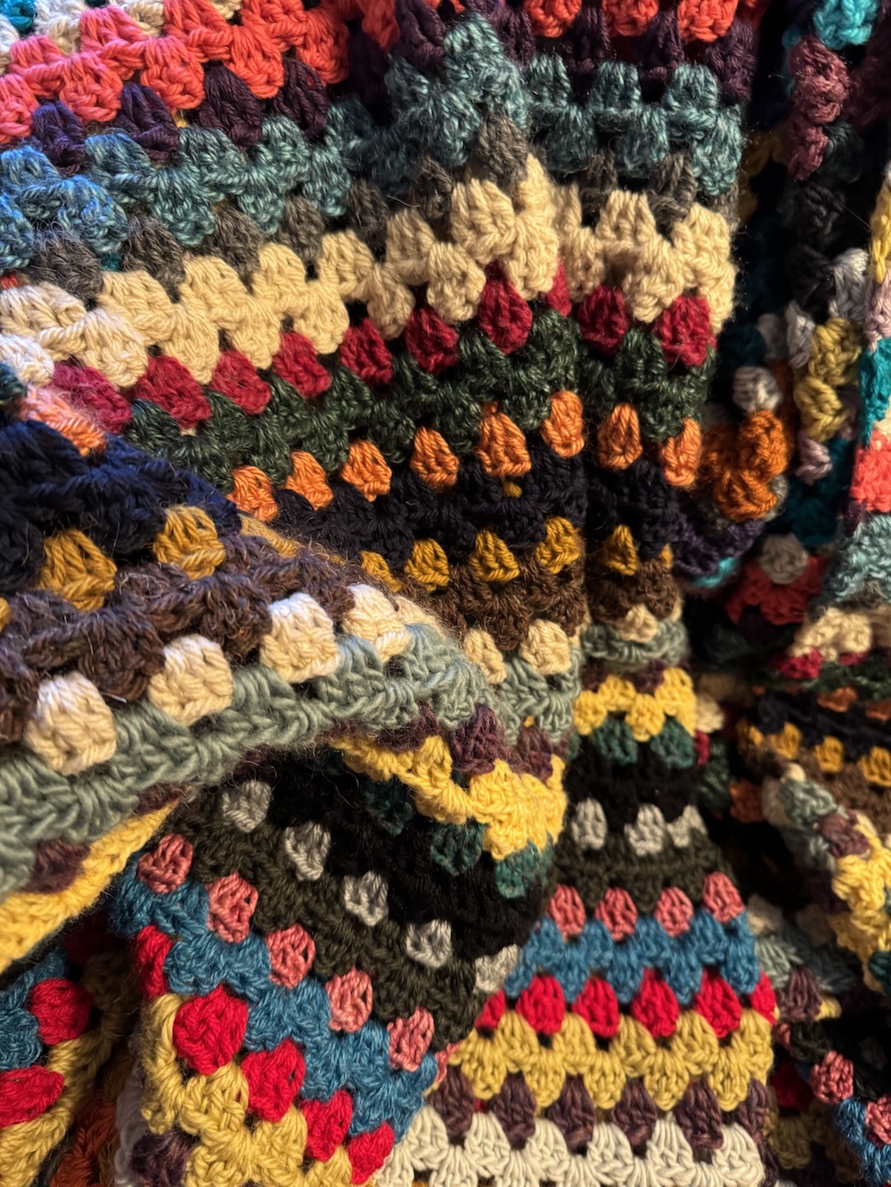 Granny Stitch Crochet Afghan Pattern - Our Daily Craft