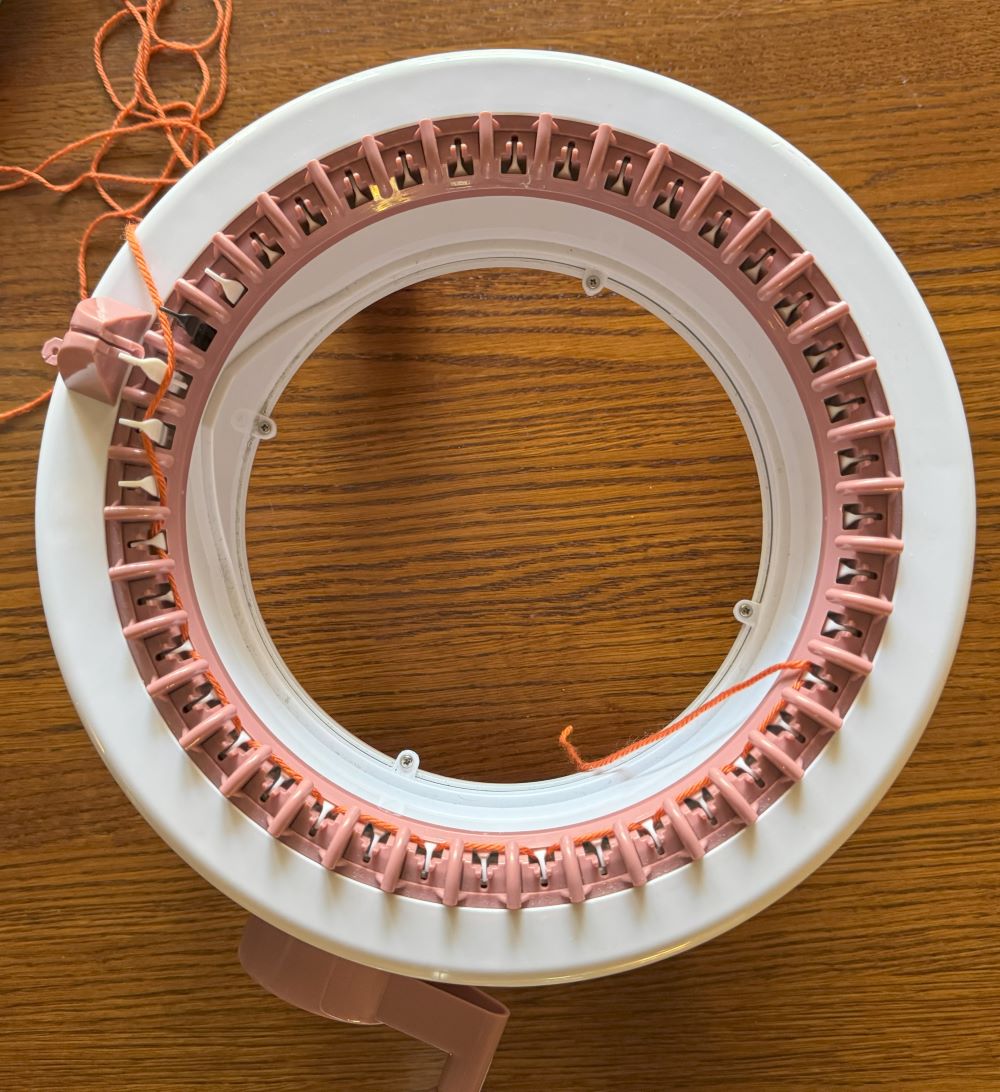 How to Knit a Flat Panel on a Sentro or Addi - Our Daily Craft