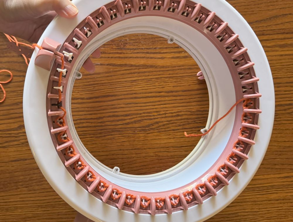 How to Knit a Flat Panel on a Sentro or Addi - Our Daily Craft