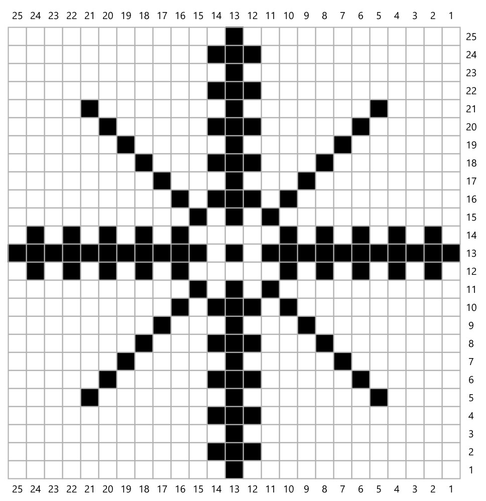 Snowflake Cross Stitch Pattern - Our Daily Craft