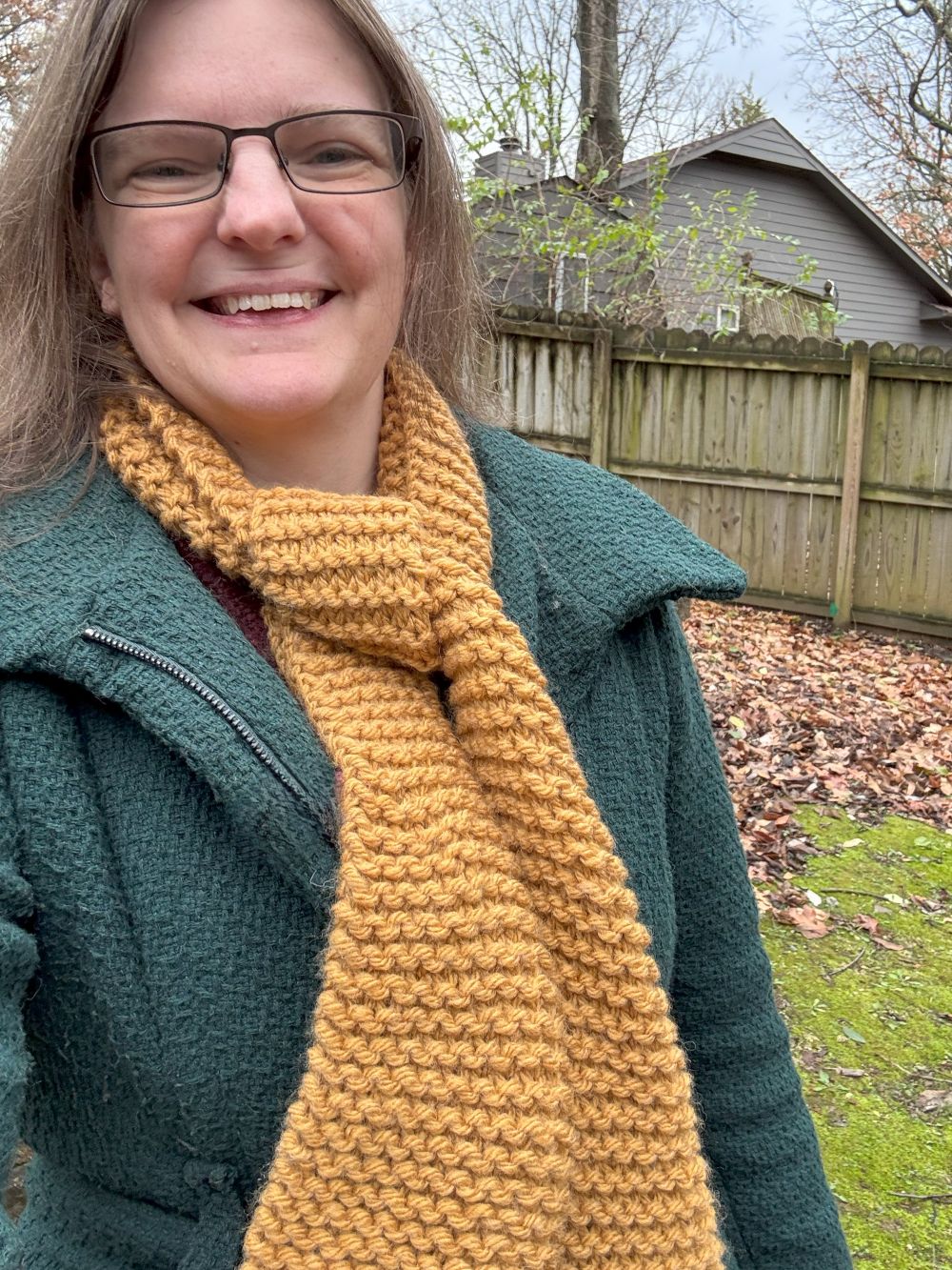 Garter Stitch Scarf Knitting Pattern - Our Daily Craft