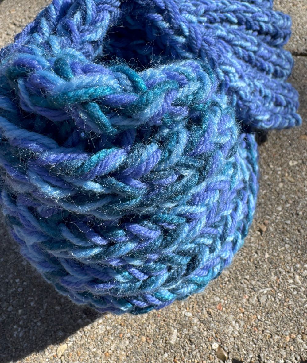 3x3 Ribbed Scarf Knitting Pattern - Our Daily Craft