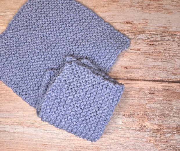 Garter Stitch Washcloth: The Easiest Knitting Pattern for Beginners ...