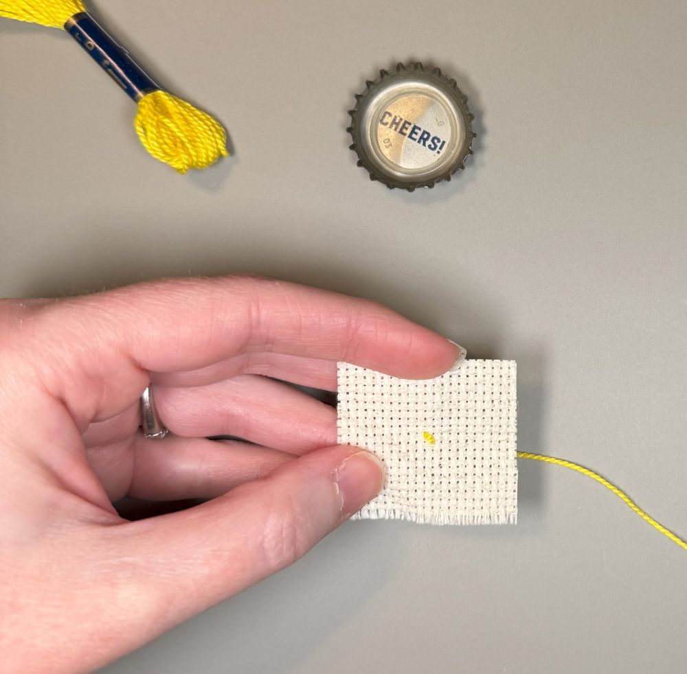 Cross Stitch Magnets - Our Daily Craft