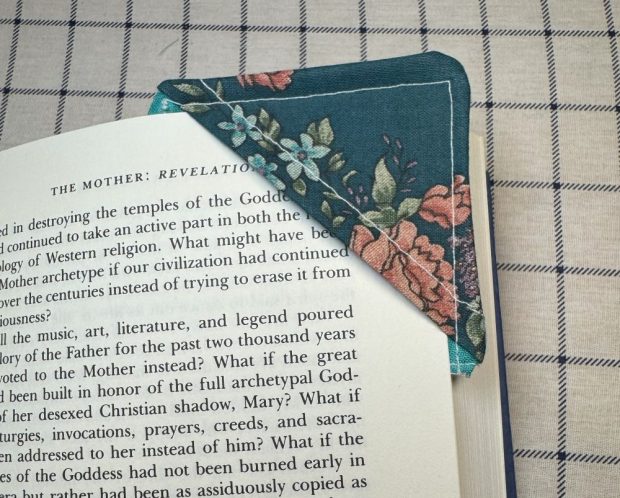 Corner Bookmark Sewing Pattern - Our Daily Craft