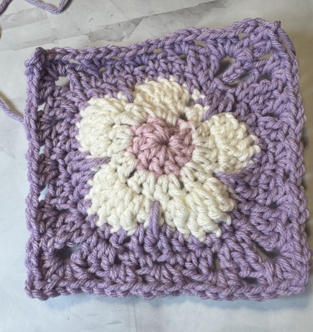 Red Heart Granny Square Yarn Review - Our Daily Craft