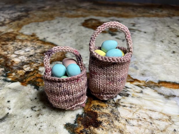 Easter Basket Knitting Patterns - Our Daily Craft