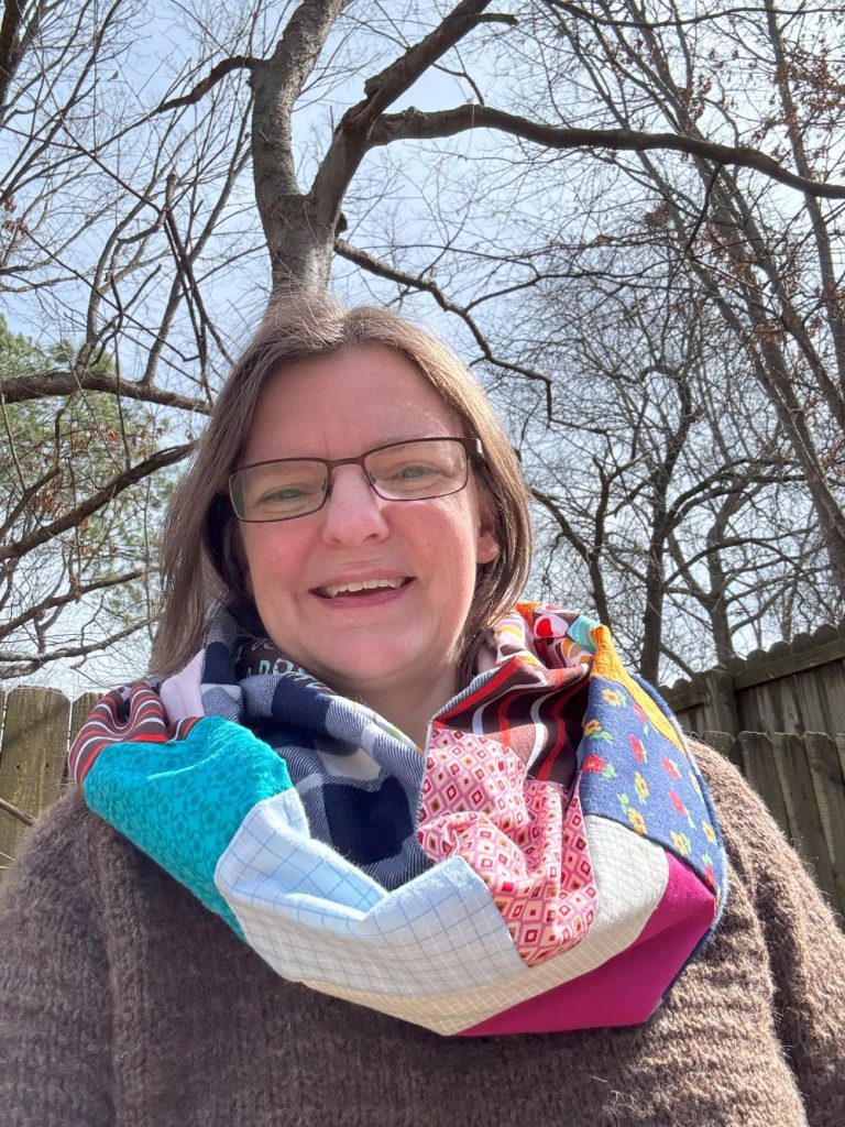Patchwork Scarf Sewing Pattern - Our Daily Craft