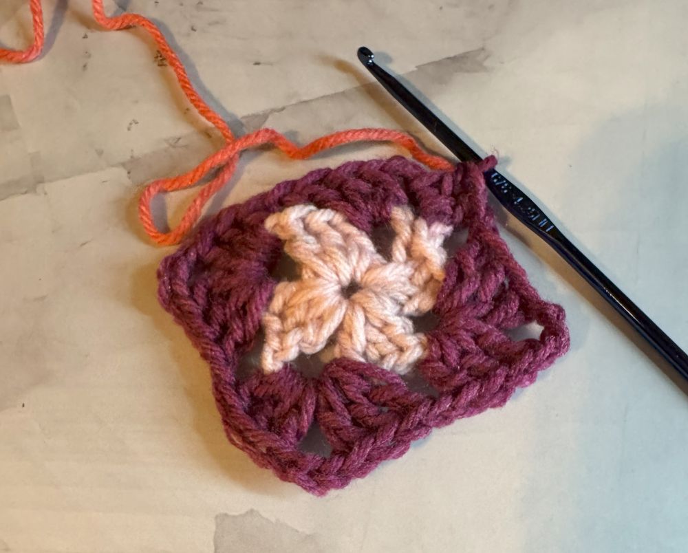 Red Heart Granny Square Yarn Review - Our Daily Craft