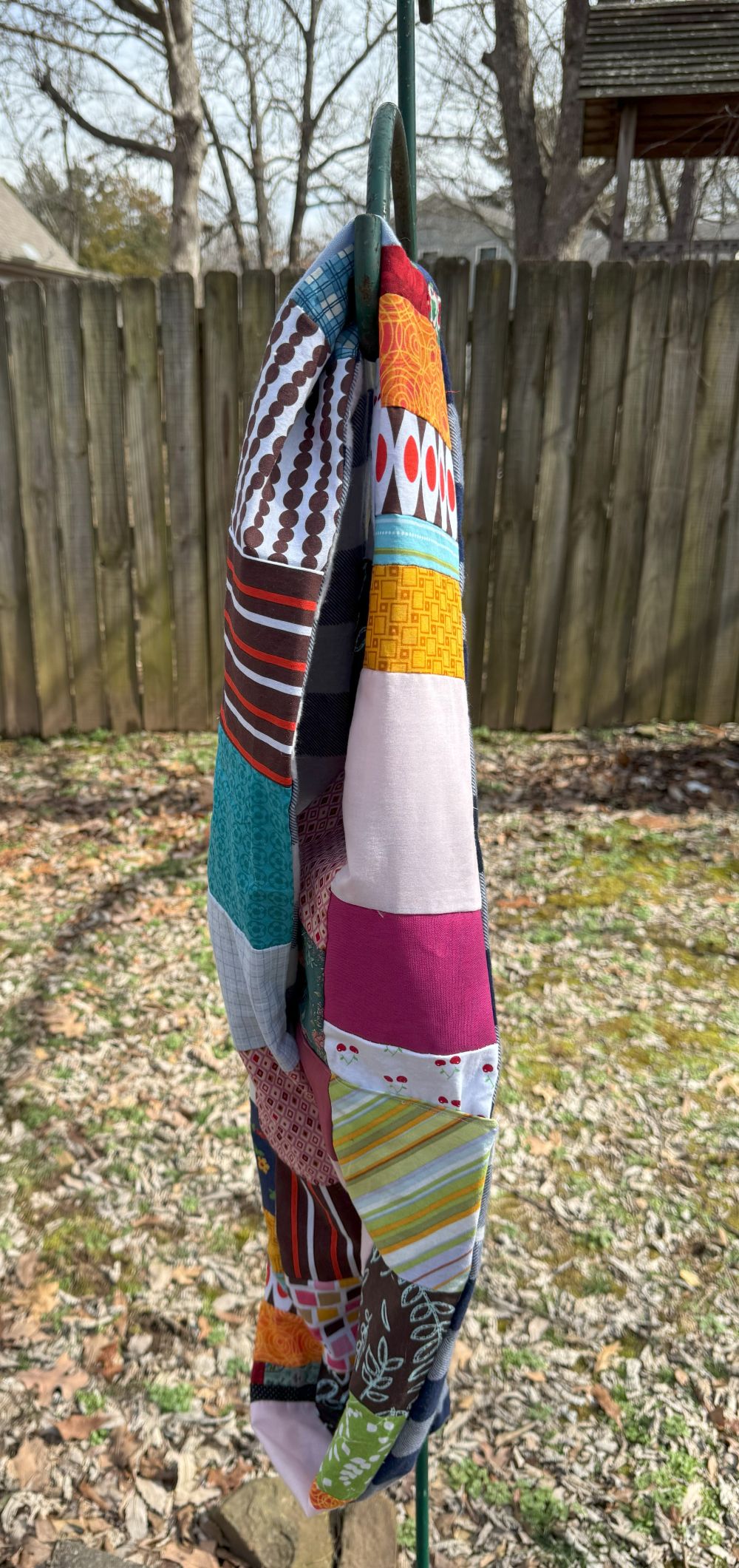 Patchwork Scarf Sewing Pattern - Our Daily Craft