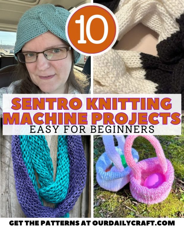 Sentro Knitting Machine Projects for Beginners - Our Daily Craft