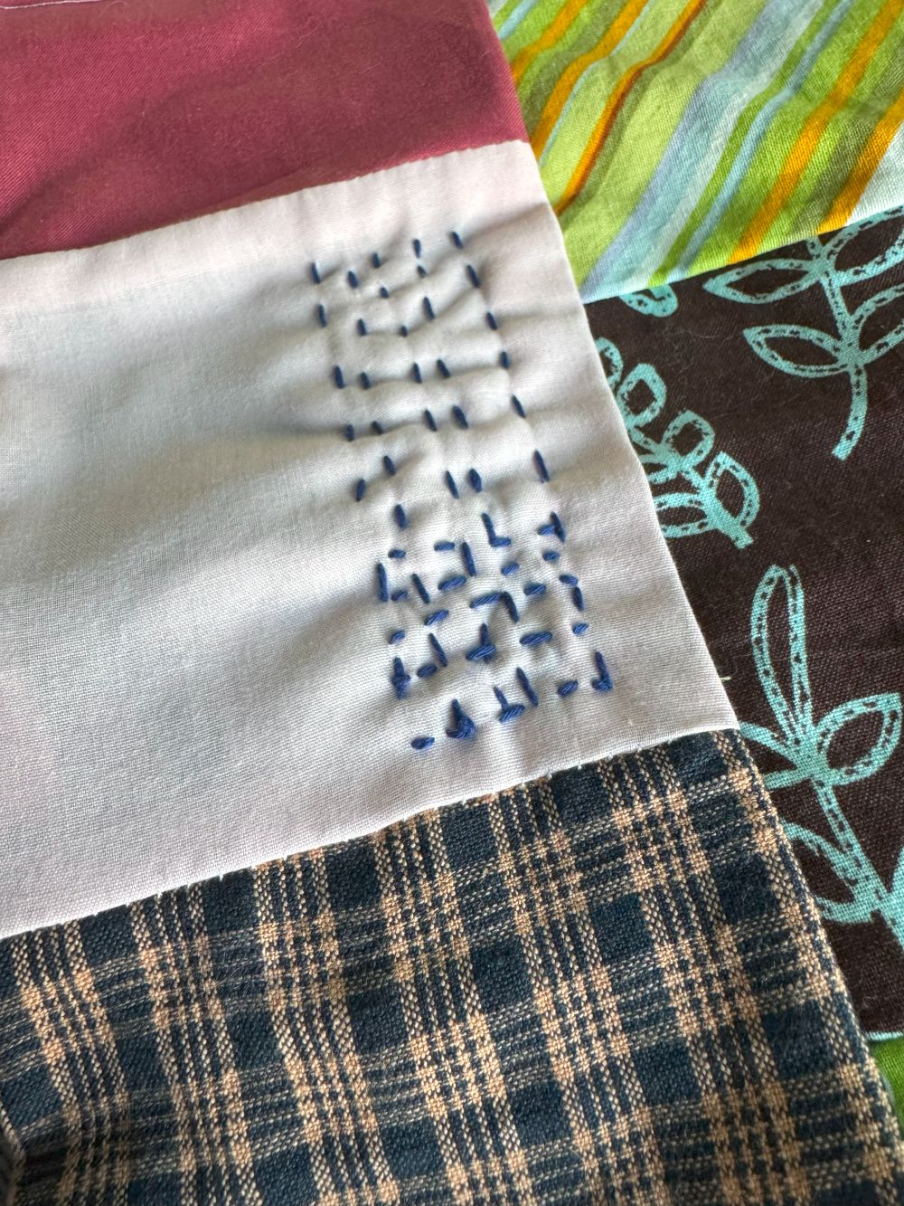 Patchwork Scarf Sewing Pattern - Our Daily Craft