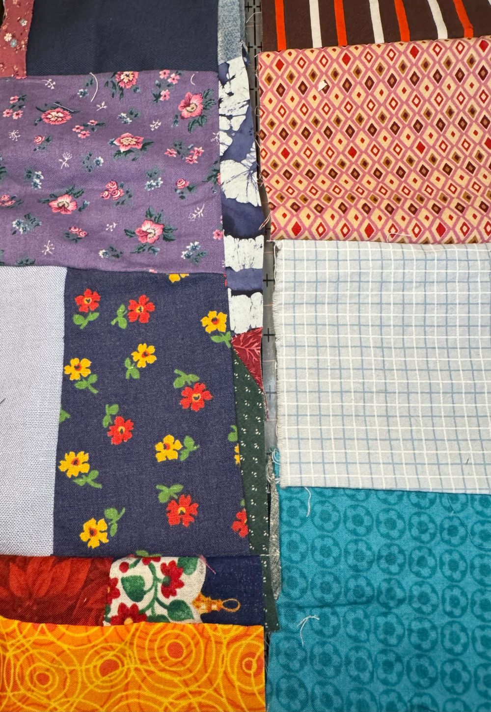 Patchwork Scarf Sewing Pattern - Our Daily Craft