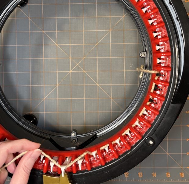 Circular Knitting Machine Scarf Pattern - Our Daily Craft