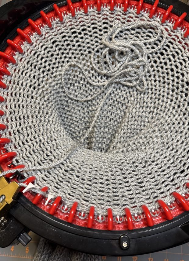 Circular Knitting Machine Scarf Pattern - Our Daily Craft