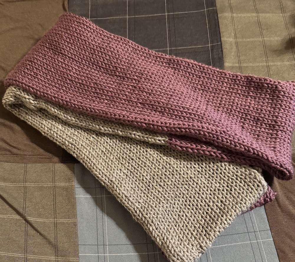 Circular Knitting Machine Scarf Pattern - Our Daily Craft