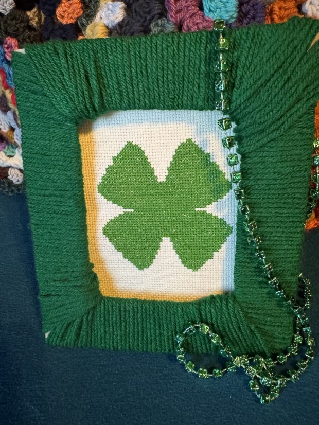 Upcycled Yarn Wrapped Picture Frame - Our Daily Craft