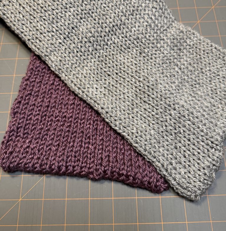 Circular Knitting Machine Scarf Pattern - Our Daily Craft