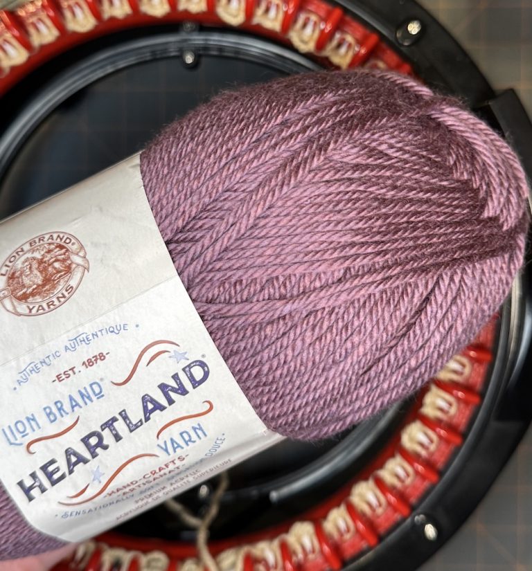 Circular Knitting Machine Scarf Pattern - Our Daily Craft