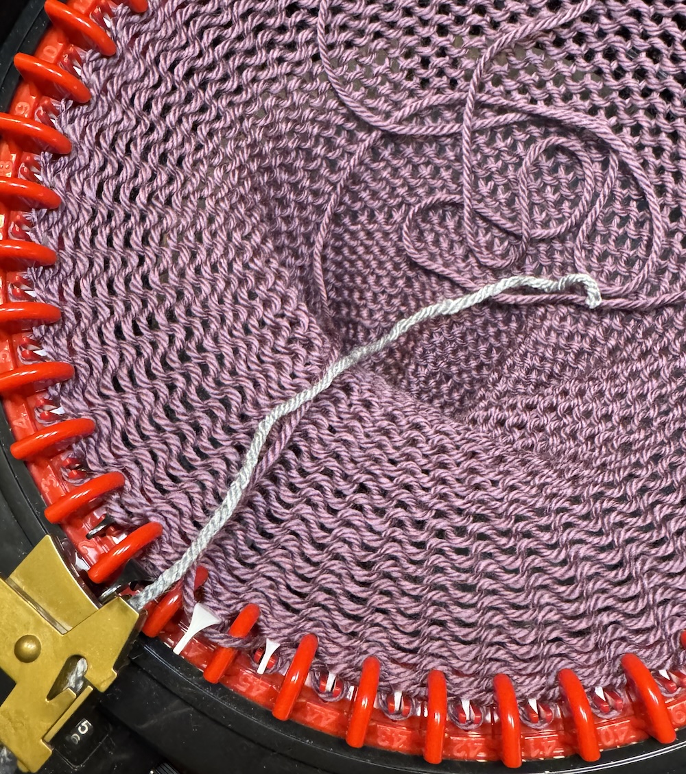 Circular Knitting Machine Scarf Pattern - Our Daily Craft