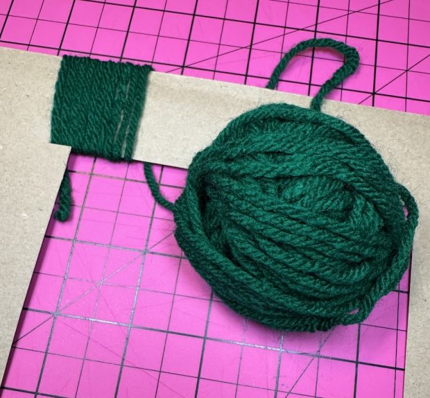 Upcycled Yarn Wrapped Picture Frame - Our Daily Craft