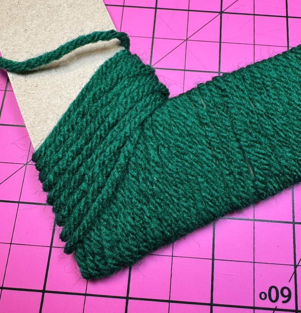 Upcycled Yarn Wrapped Picture Frame - Our Daily Craft