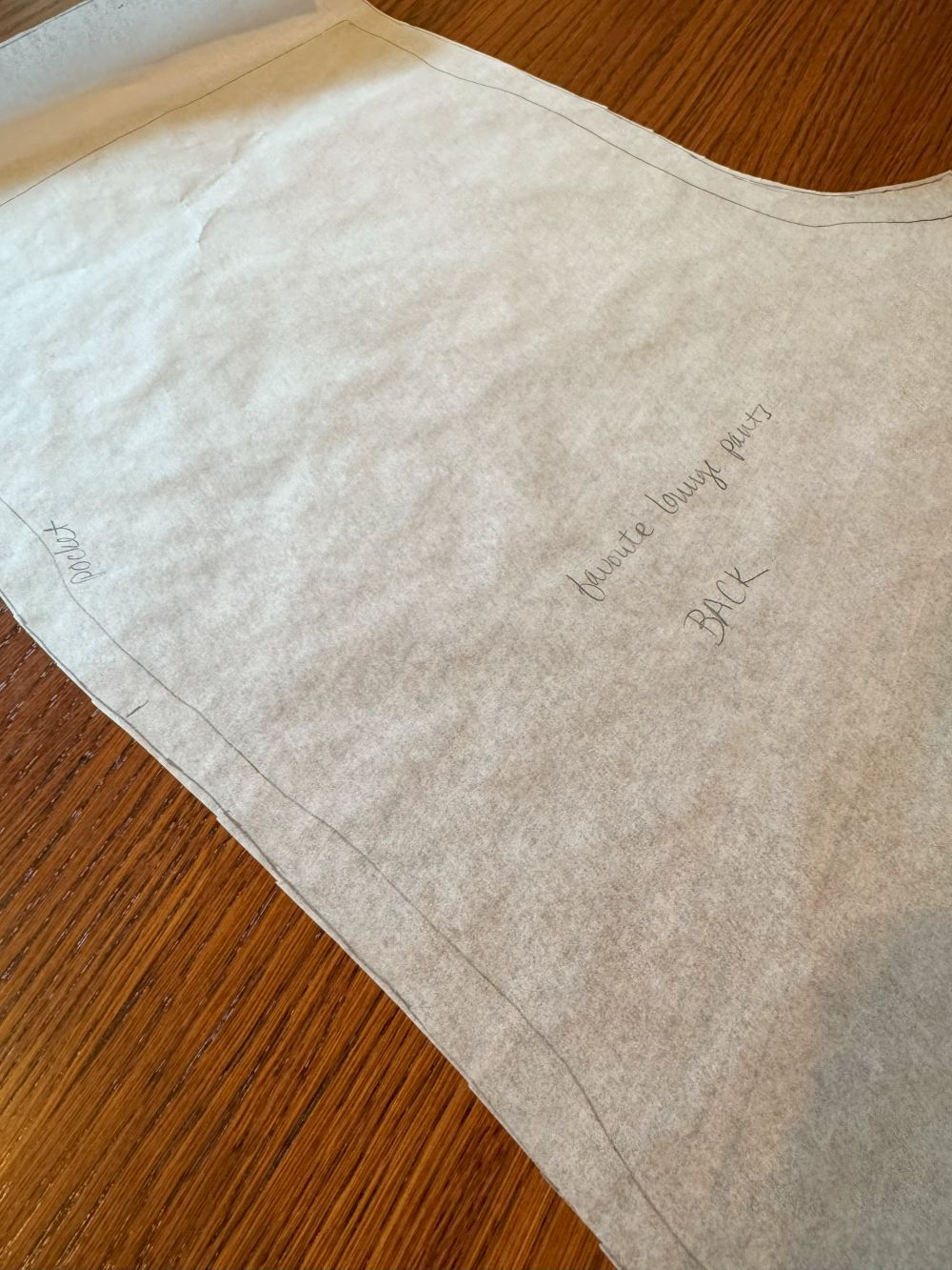 DIY Pants Pattern from Your Favorite Lounge Pants - Our Daily Craft