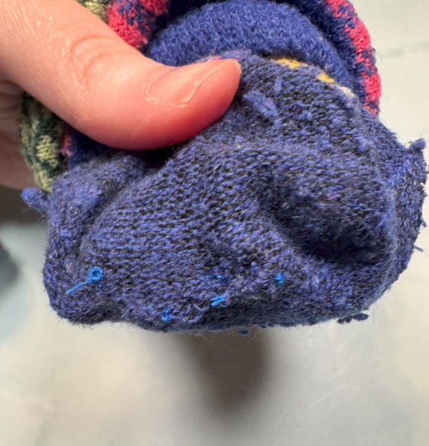 Darn a Sock: How to Mend a Hole in a Sock - Our Daily Craft