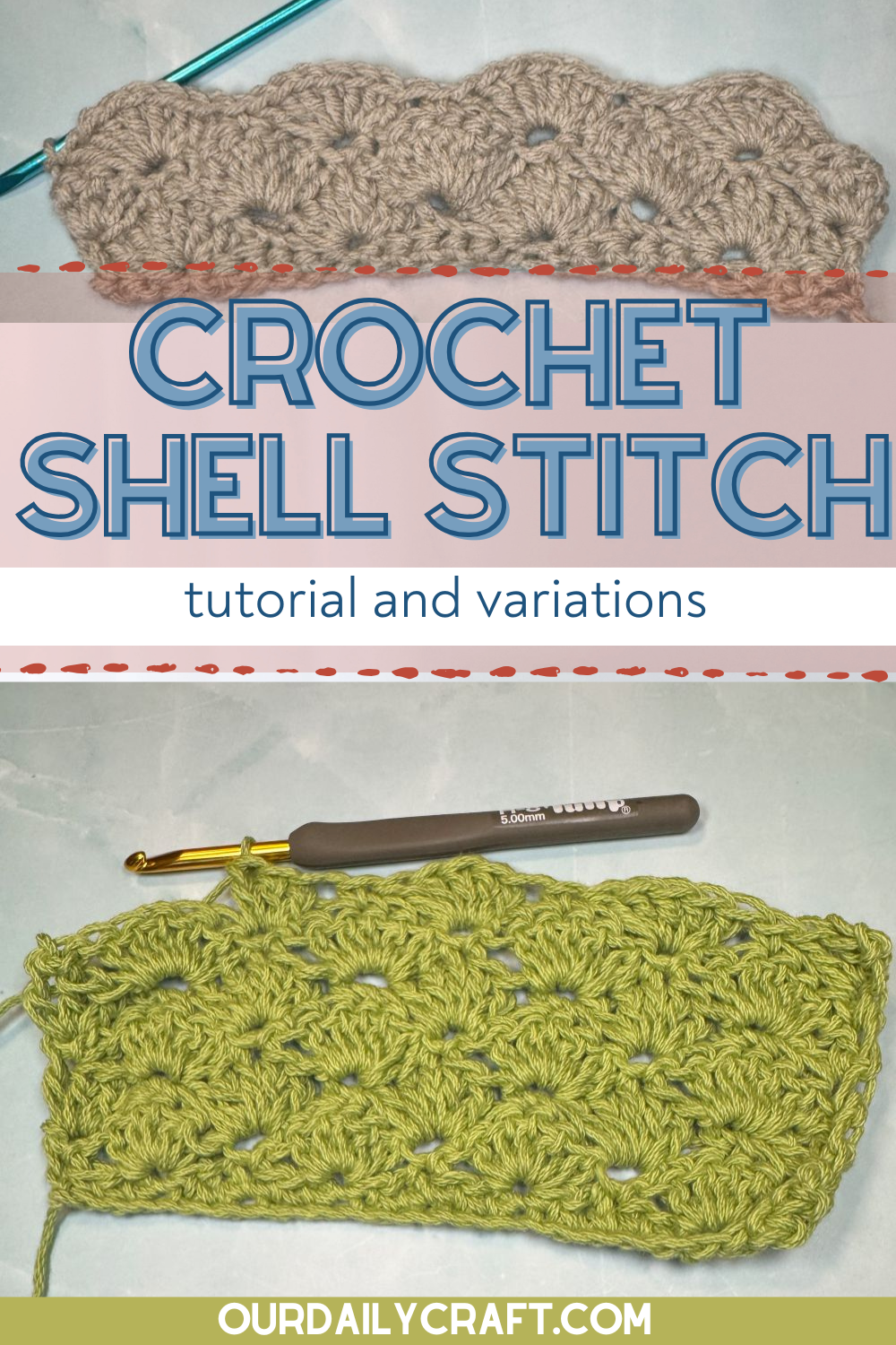 Crochet Shell Stitch - Our Daily Craft