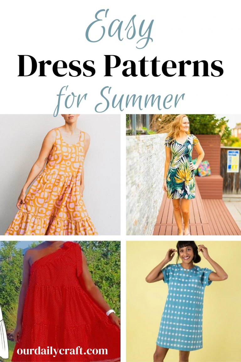 Easy Dress Sewing Patterns for Summer - Our Daily Craft