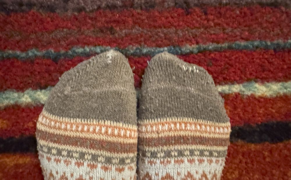 Darn a Sock: How to Mend a Hole in a Sock - Our Daily Craft