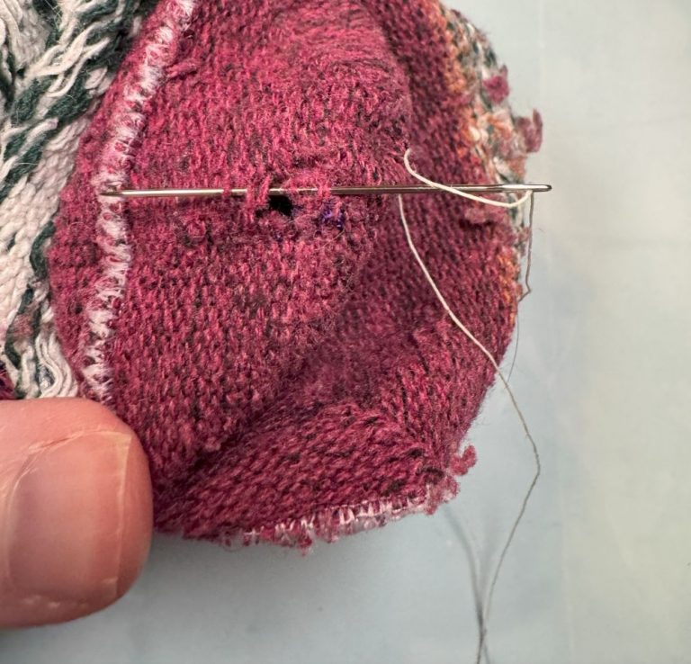 Darn a Sock: How to Mend a Hole in a Sock - Our Daily Craft